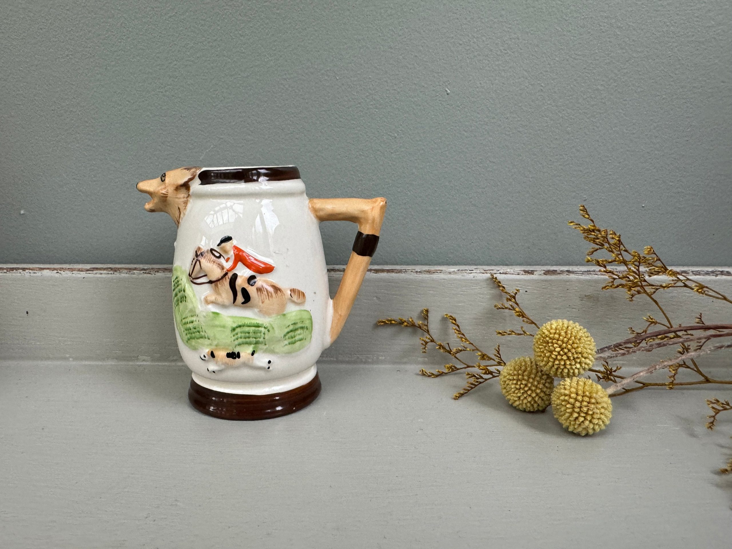 Vintage 1950s Keele St Pottery Hunting Scene Jug, made in England - All ...